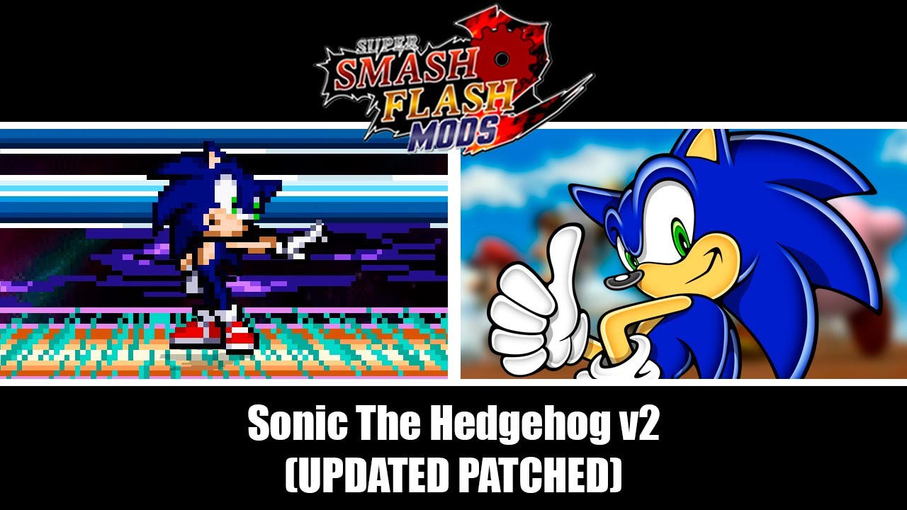 SSF2 Mods: Sonic The Hedgehog v2 (UPDATED PATCHED) - YouTube