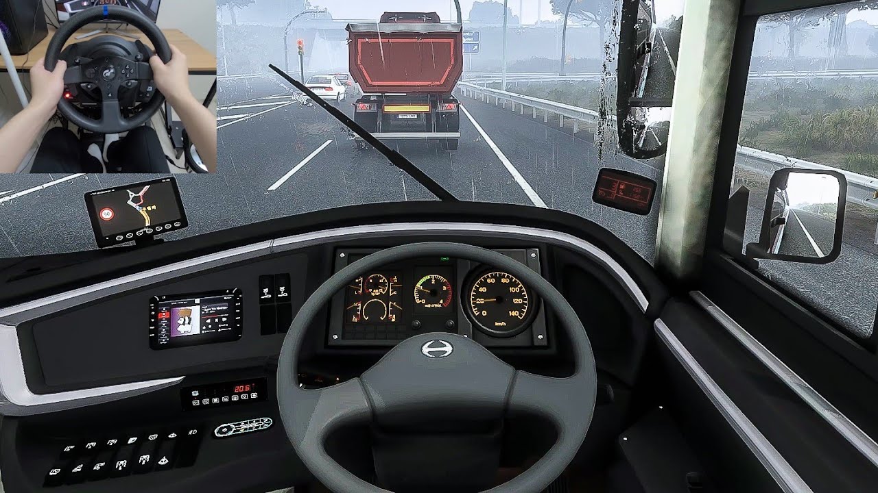 Euro Truck Simulator 2 - Laksana Legacy SR2 | Rainy Drive [Steering ...