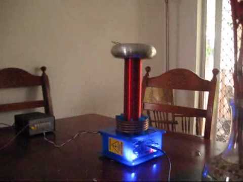 Solid State Tesla Coil - Computer Control - YouTube