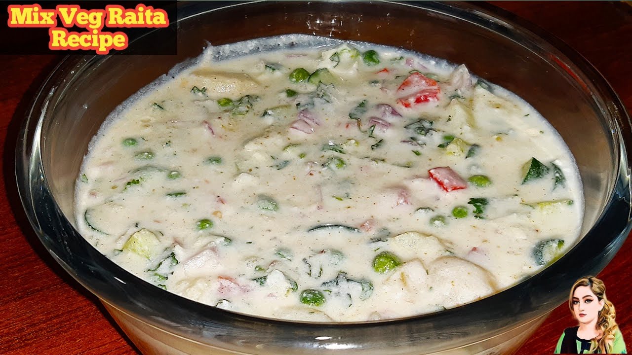 Raita Recipe | Mix Veg Raita Recipe | Kitchen with Farhia - YouTube