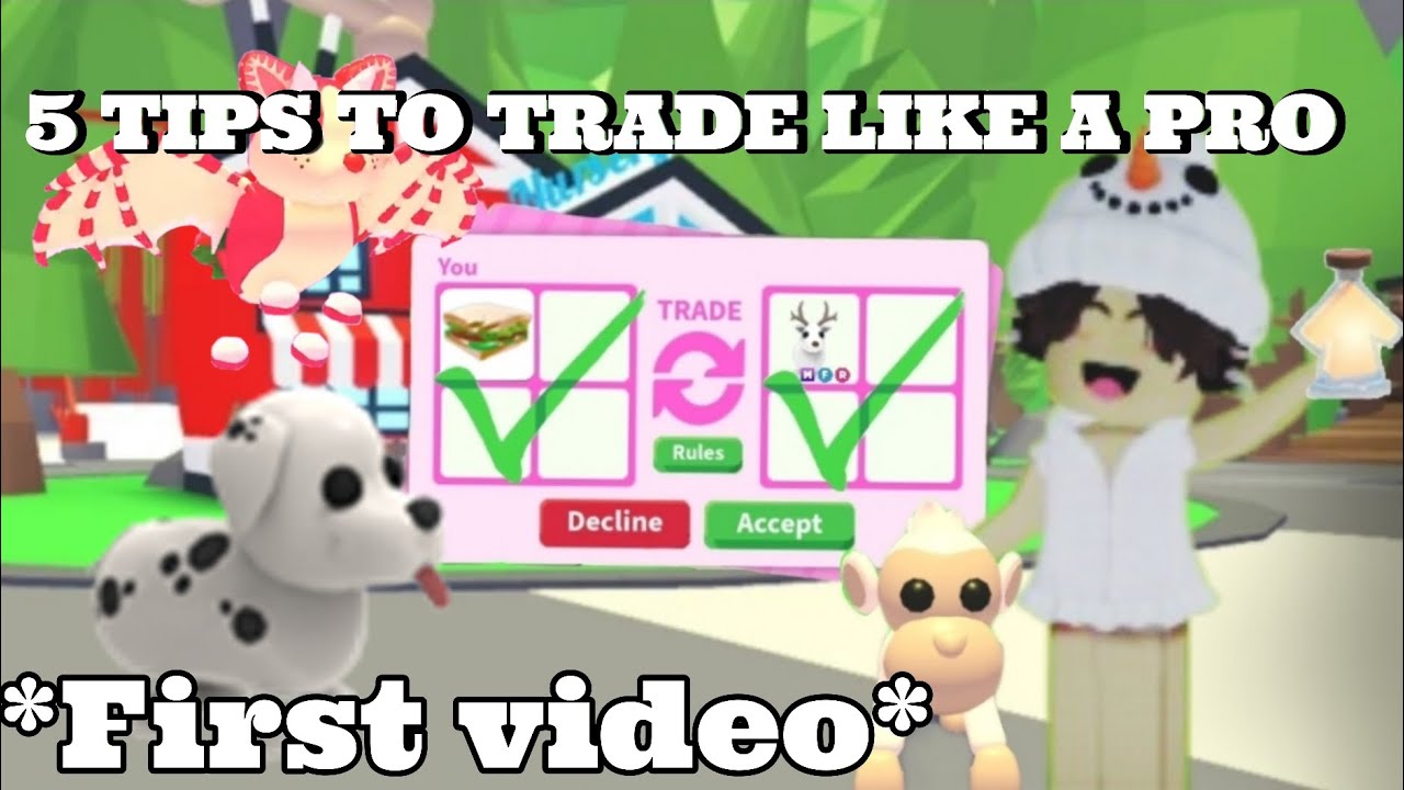 How to trade like a pro in adopt me *first video* - YouTube