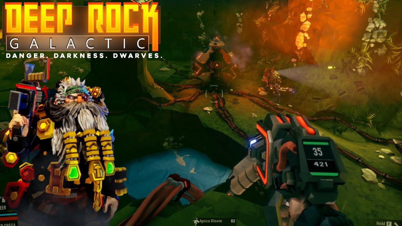 Deep Rock Galactic season 2 Overdrive Booster vs Rival presence - YouTube
