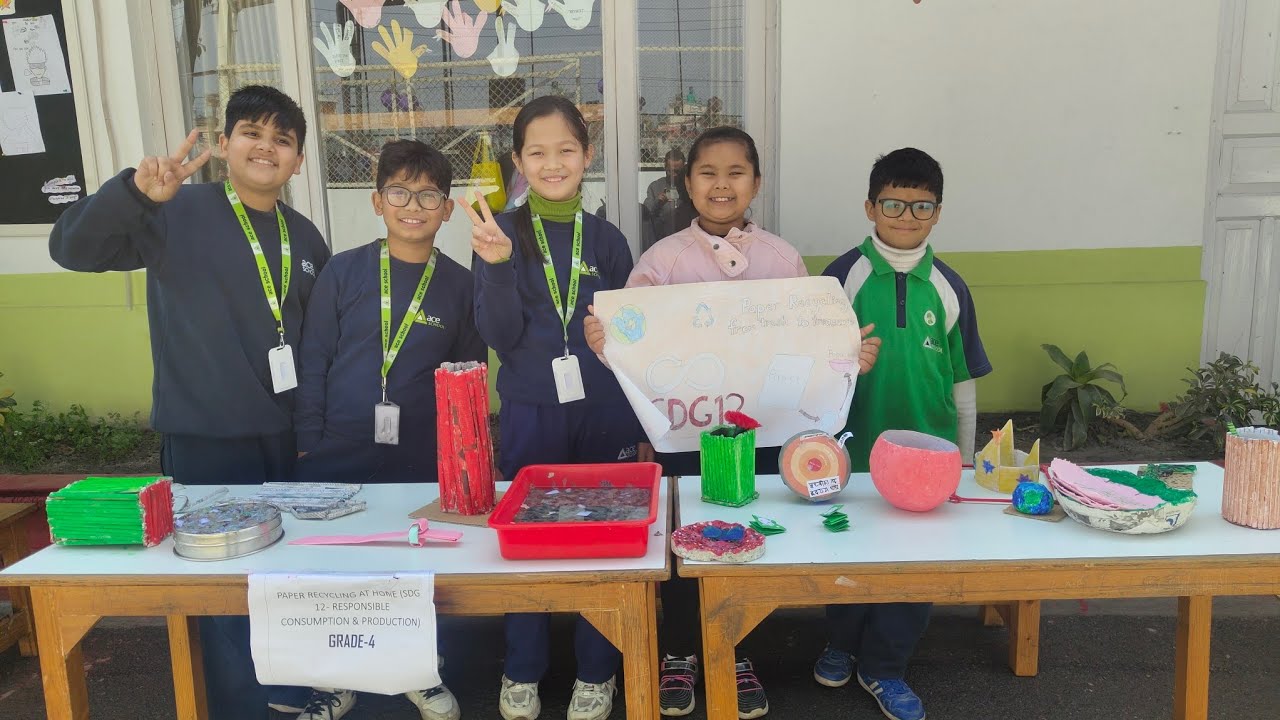 Class 4 Science Project – Paper Recycling with 3R Concept #aceschool ...