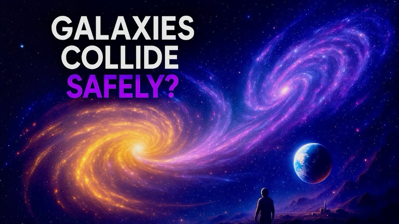What Happens When Two Galaxies Collide? - YouTube