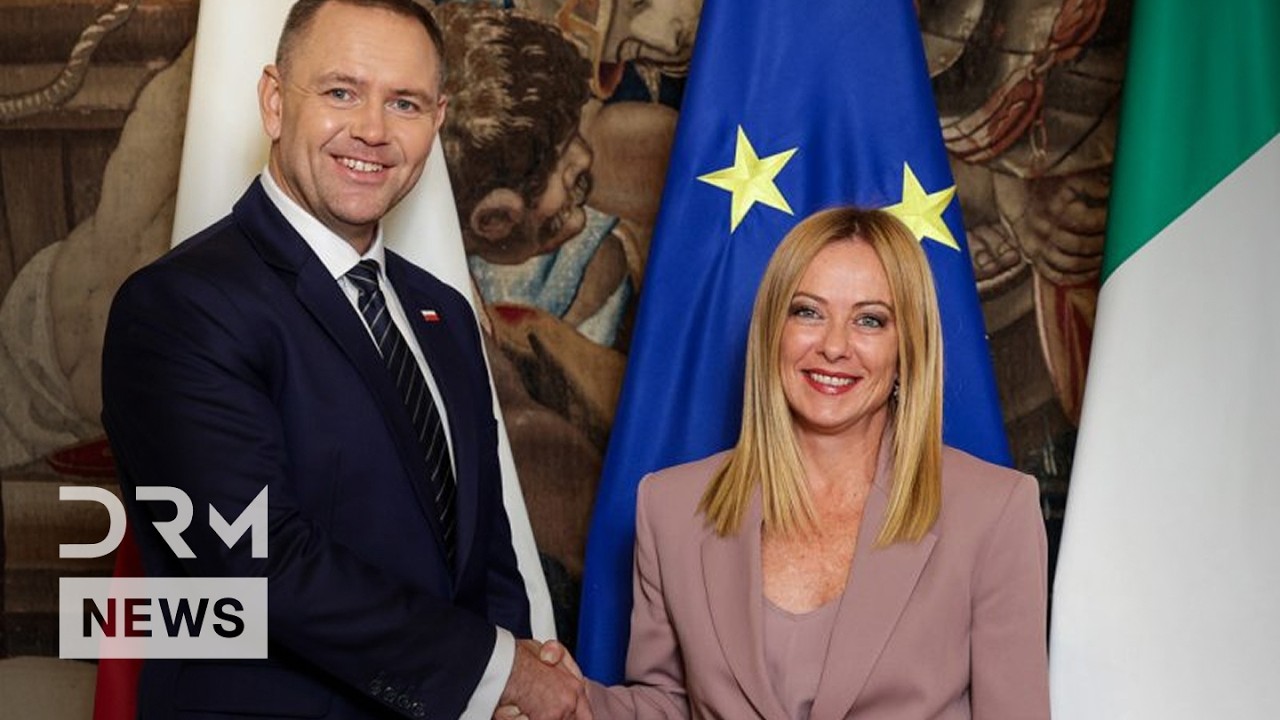 WATCH: Italian PM Meloni Meets Polish President Nawrocki Ahead of ...