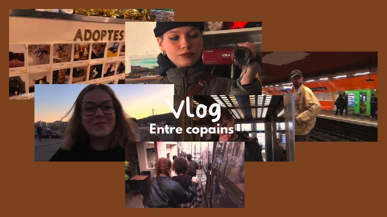 VLOG | ESCAPE GAME ET COPAINS - YouTube