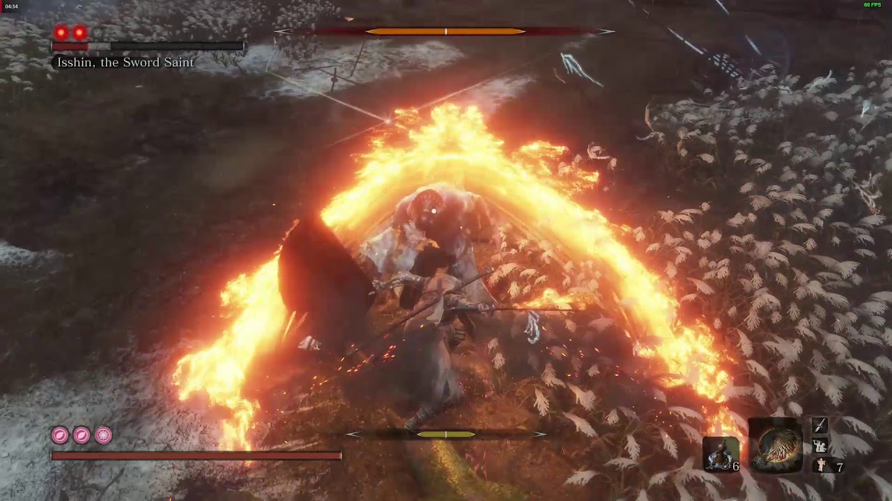 Sekiro: Isshin , The Sword Gun Spear Meme Saint - YouTube