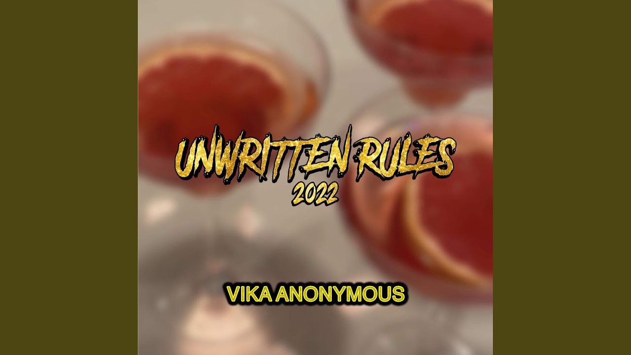 Unwritten Rules On Youtube