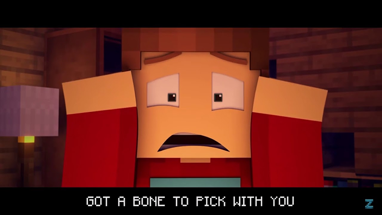 MINECRAFT SKELETON RAP | CplkevinjrAnimations Version (Animated Music ...