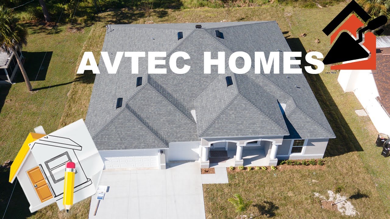 Avtec Homes New Build, Palm Bay FL New Home Tour - YouTube