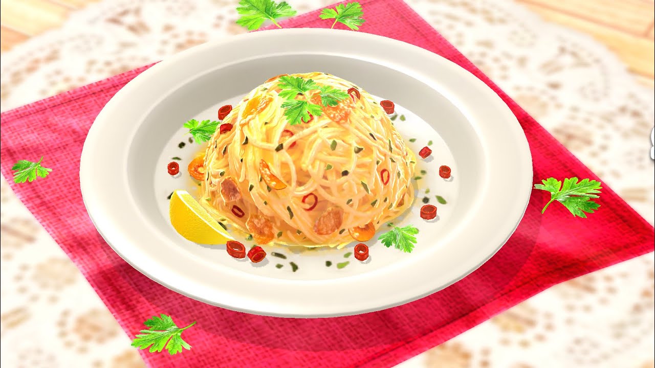 Cooking Mama: Spaghetti Aglio e Olio - YouTube