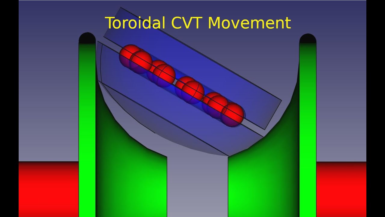 FREECAD #213 - TOROIDAL CVT MOVEMENT - YouTube