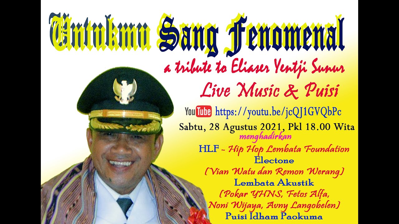 Untukmu Sang Fenomenal - Tribute To Eliaser Yentji Sunur - YouTube