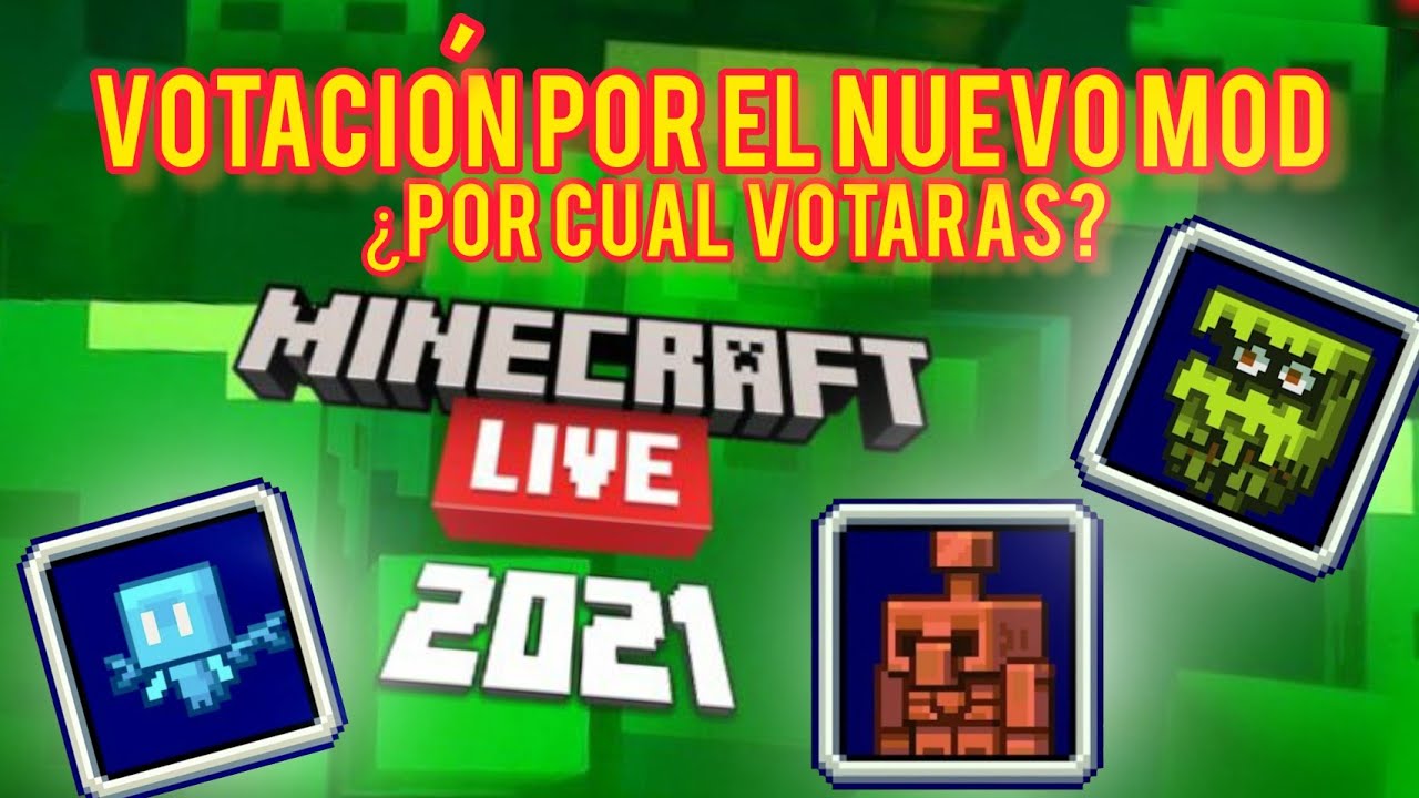 Minecraft Live 2021 votación de el nuevo Mob e información - YouTube