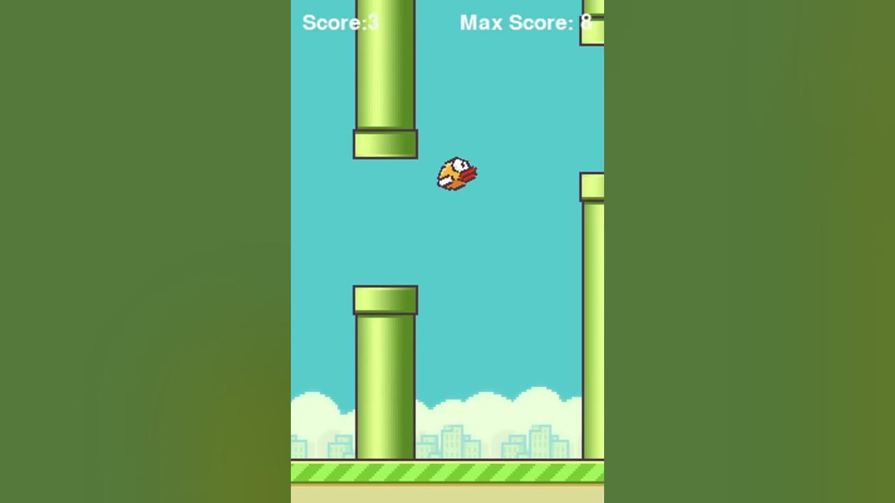Flappy Bird Aritificial Neural Network And Genetic Algorithm Youtube