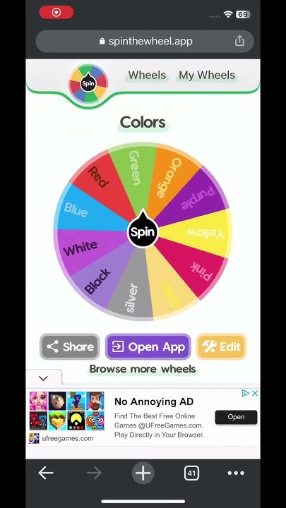 Random color wheel pt4 - YouTube