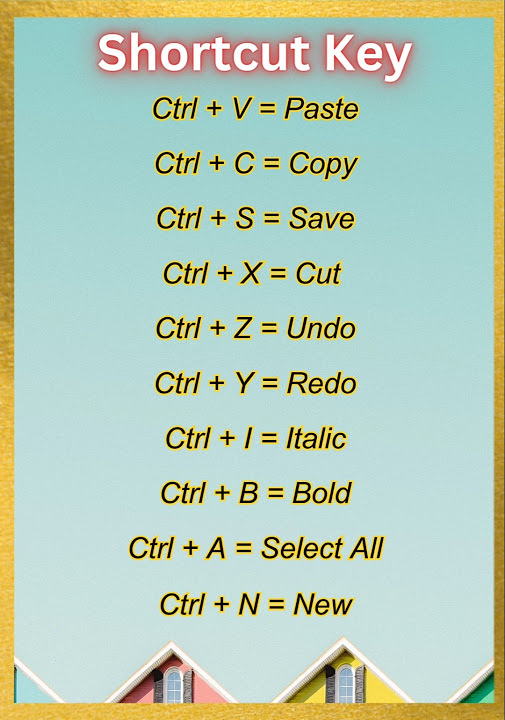 Shortcut key #key #computer #shortcutkey - YouTube