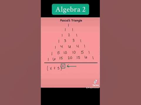 Using Pascal’s Triangle - YouTube