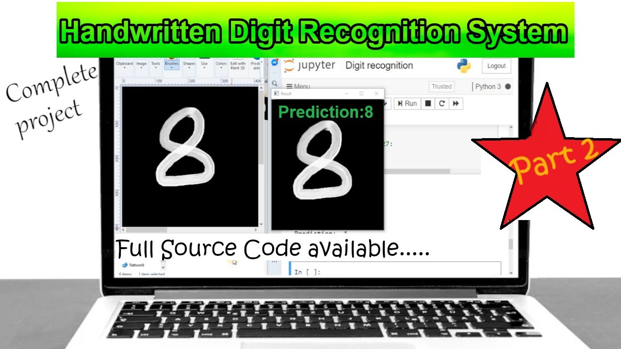 Handwritten Digit Recognition [Part 2] | Generate dataset from the ...