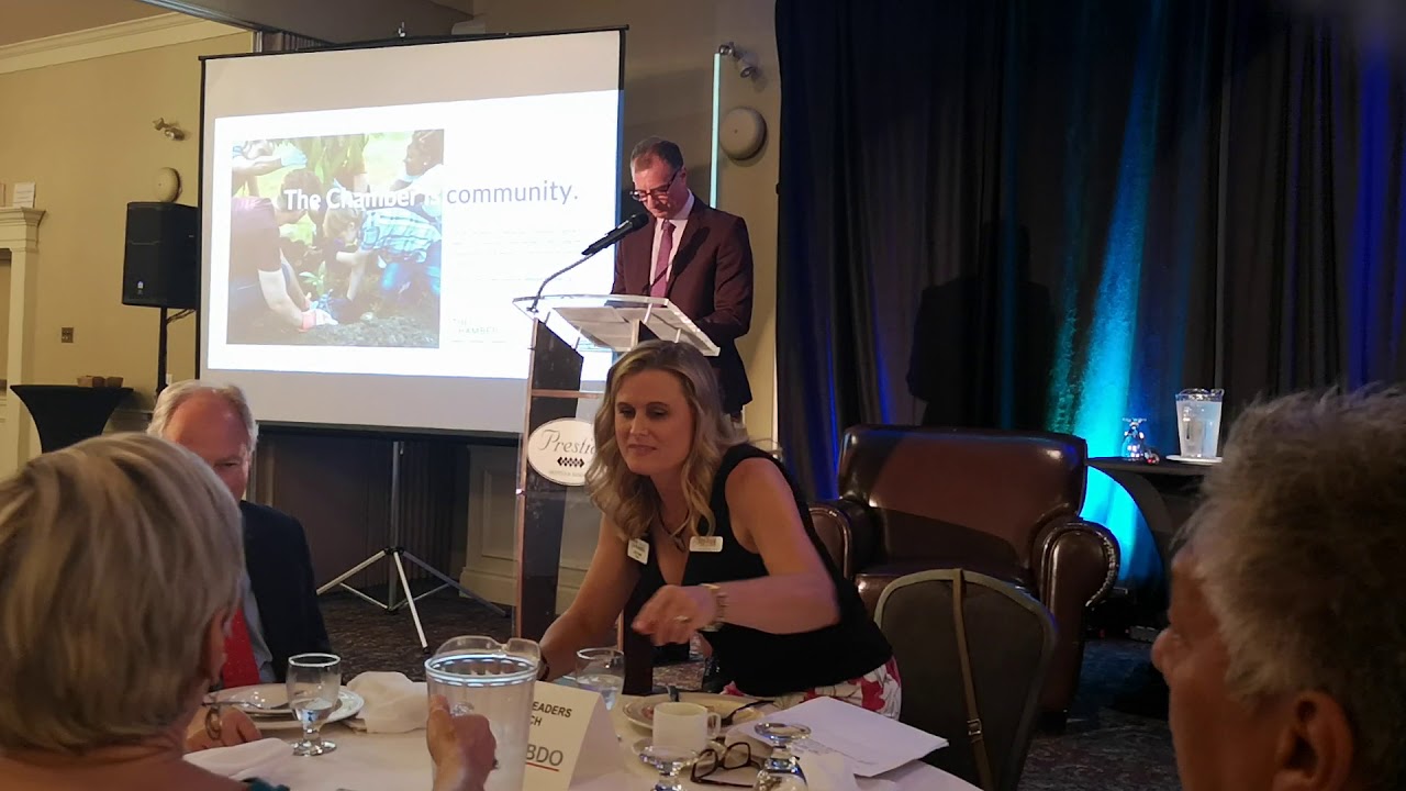 RDNO Chair Kevin Acton addresses the Greater Vernon Chamber of Commerce ...