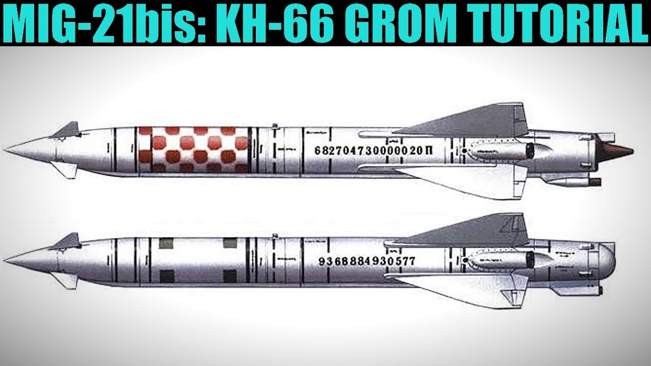 Mig-21bis: KH-66 GROM Missile Tutorial | DCS WORLD - YouTube