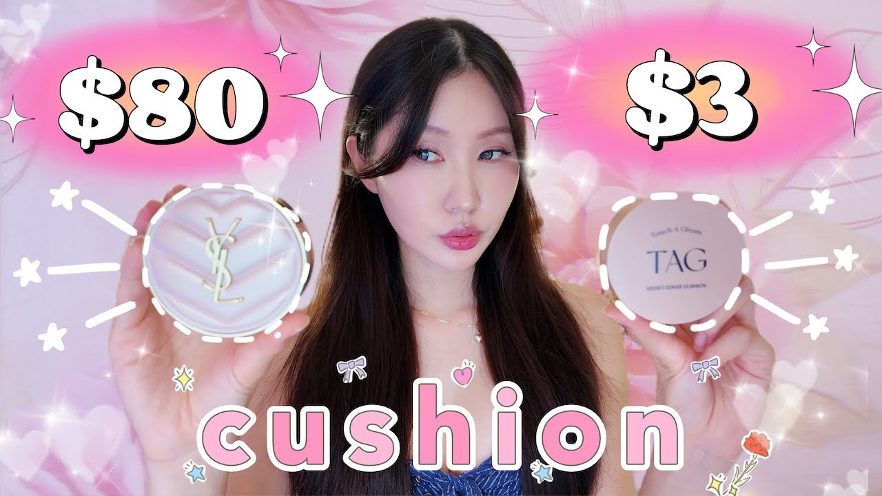DAISO TAG Cushion Foundation vs YSL Cushion Review| Cheapest Korean ...