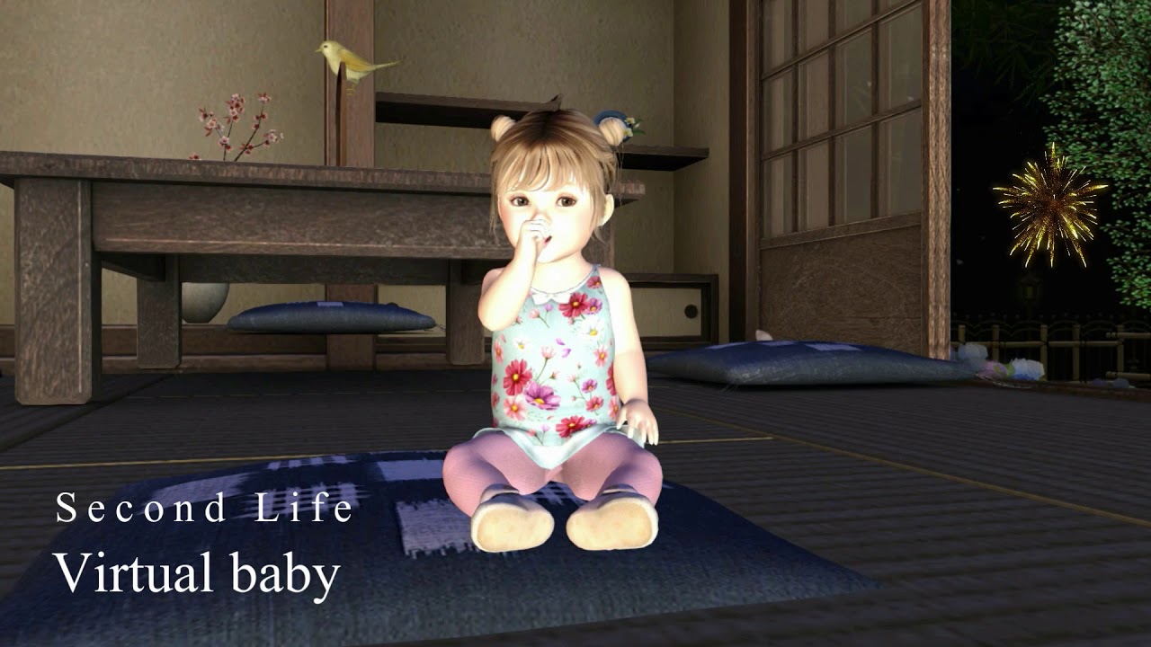 Virtual Family ( Zooby Animesh Baby ) Second Life 2019 - YouTube
