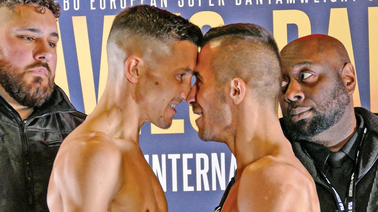 HEADS GO IN! Liam Davies vs. Ionut Baluta • WEIGH IN & FACE OFF • BT ...