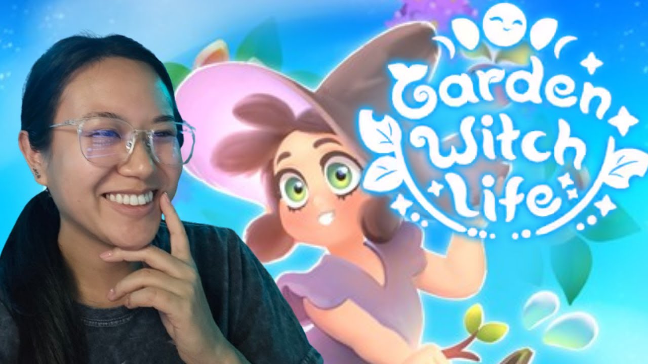 A CUTE WITCH?! - GARDEN WITCH LIFE PLAYTHROUGH REVIEW - YouTube