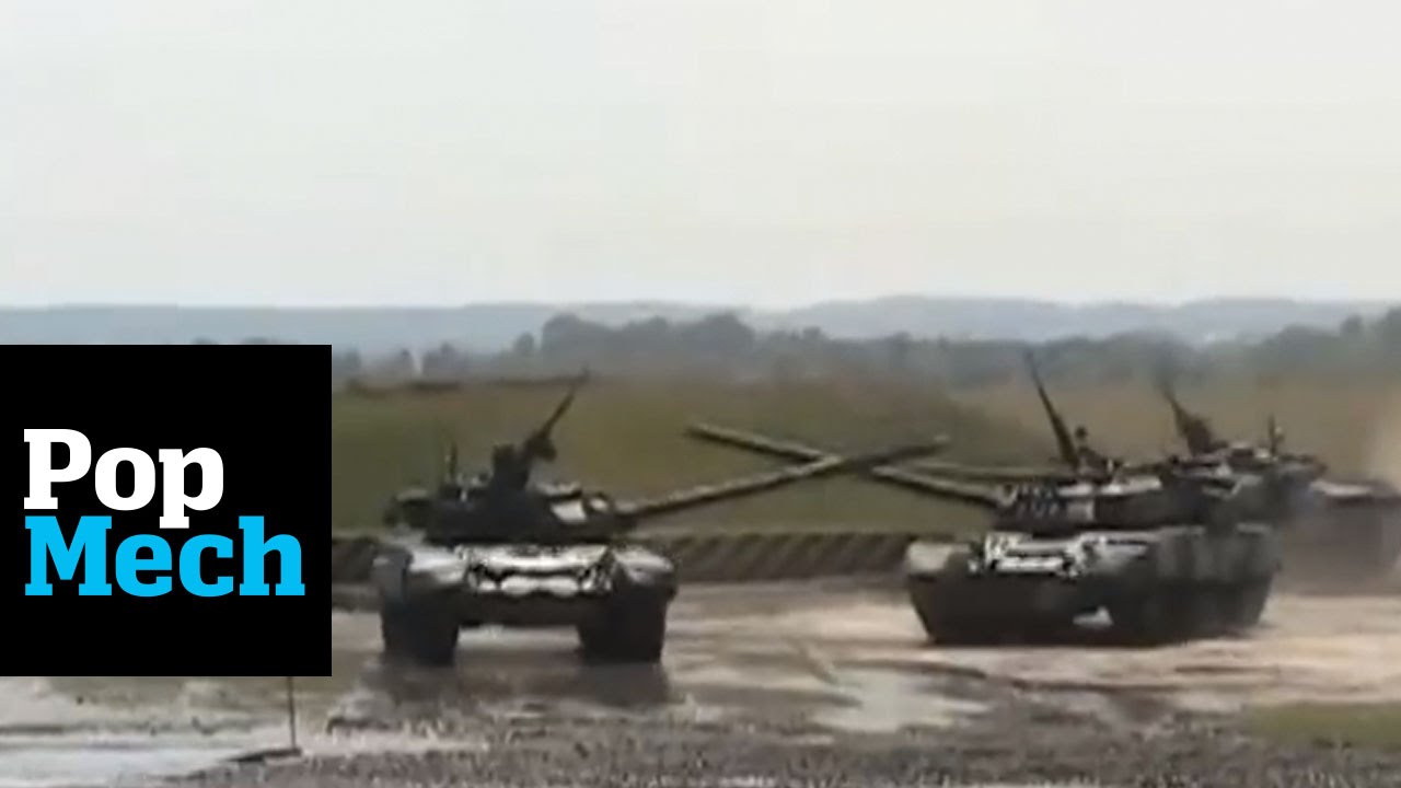 Tank Ballet at Russian Arms Expo 2010 | PopMech - YouTube