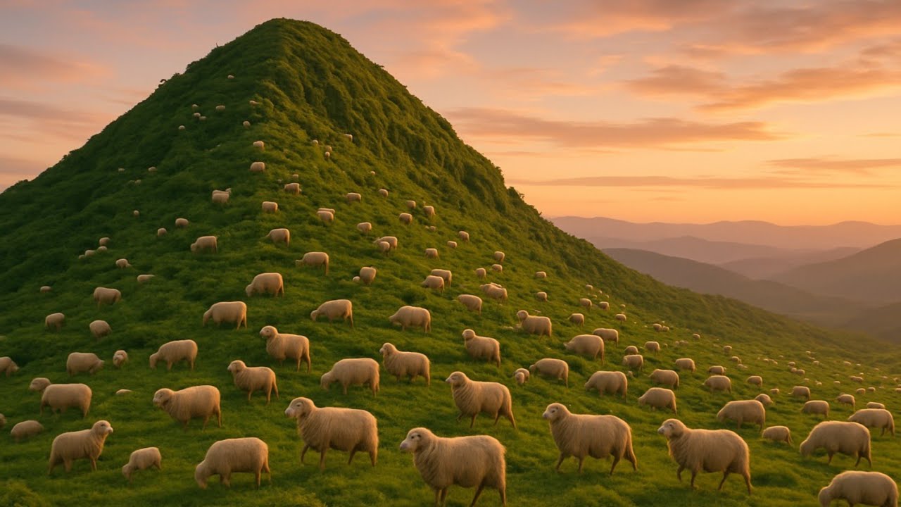 They left thousands of sheep on a grassless island... and the result ...
