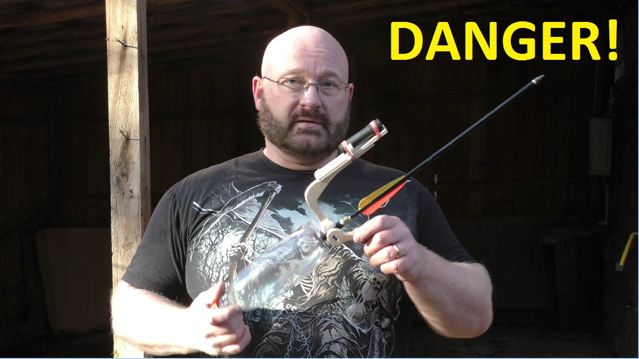 How to turn a Coke bottle into a deadly arrow airgun - YouTube