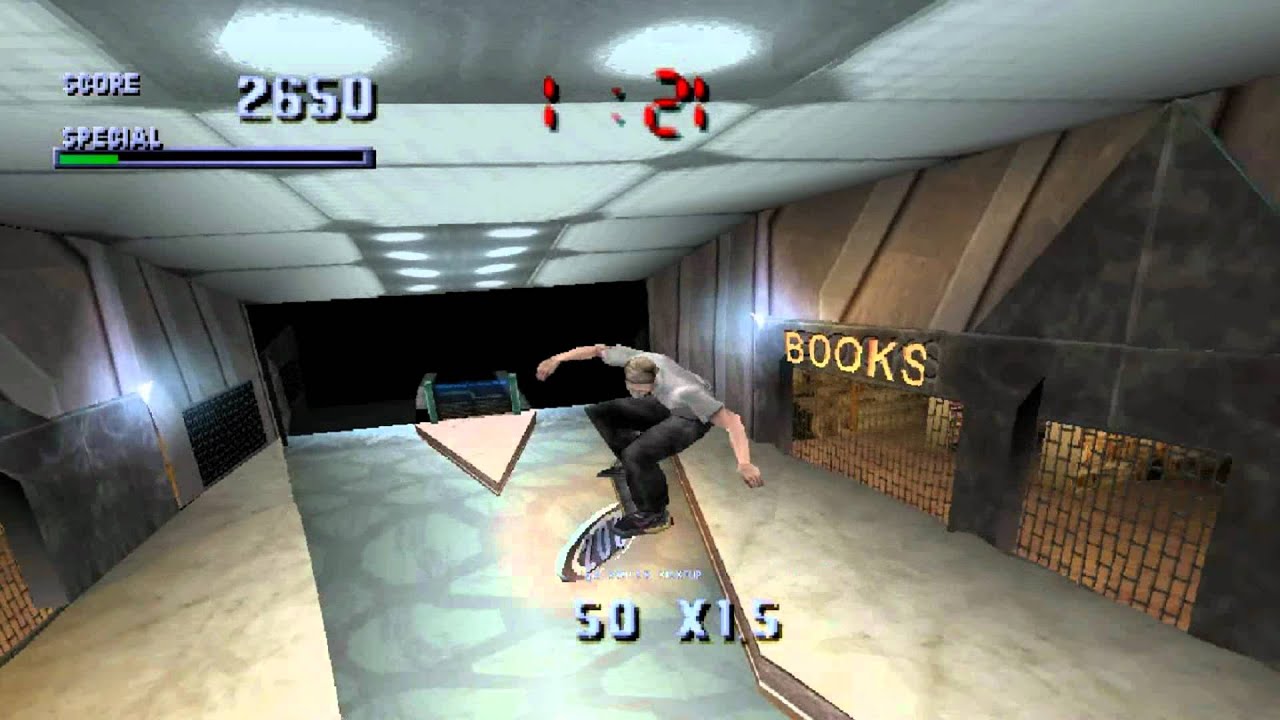 Tony Hawk's Skateboarding Walkthrough - Mall [HD] - YouTube
