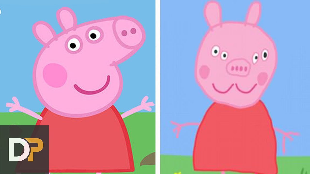 Así Es Cómo Se Vería El Rostro Completo De Estos Personajes - YouTube