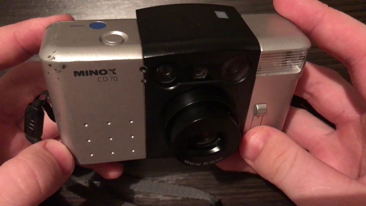 Testing film camera Minox CD70 / Konica Big Mini BM-510Z - YouTube