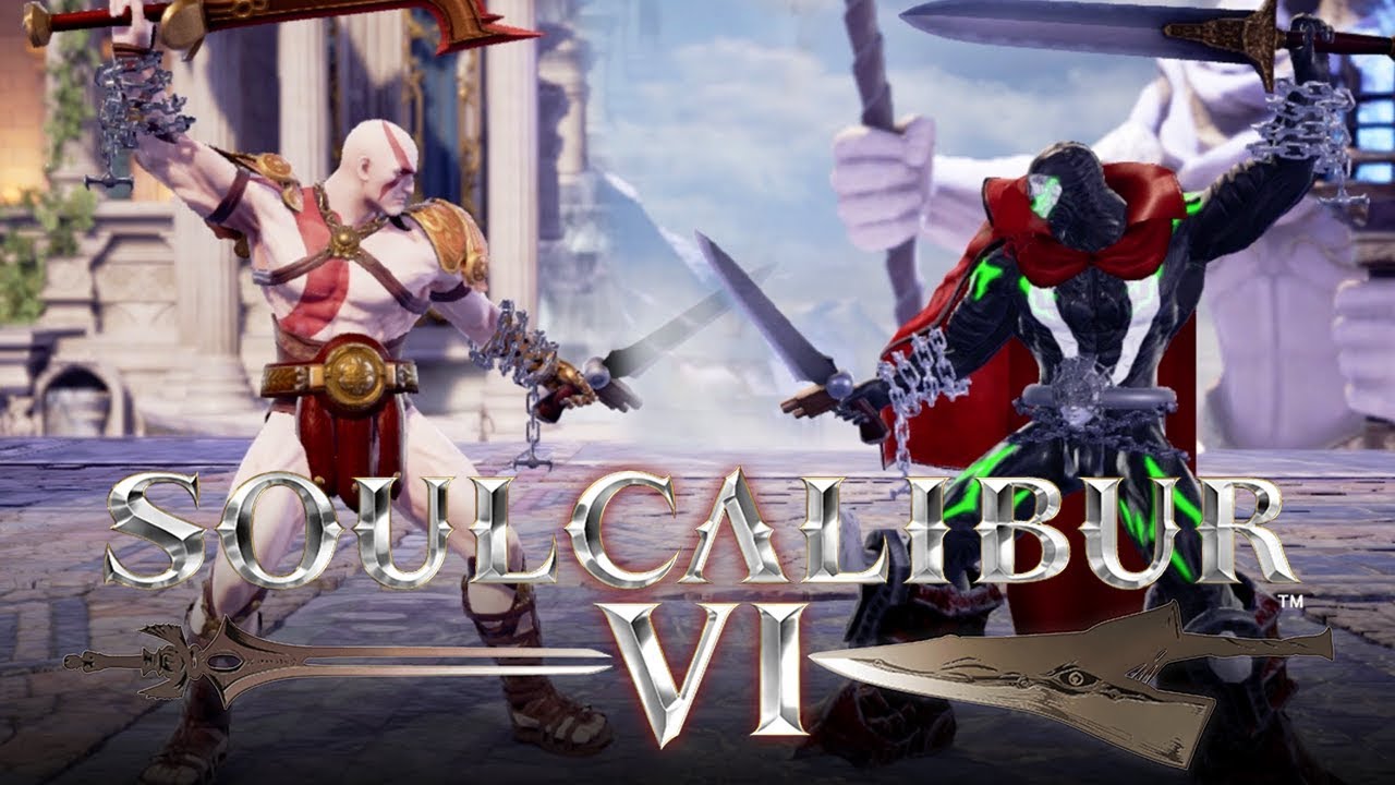 SOUL CALIBUR 6: Spawn VS Kratos Gameplay! (Custom Character Creation ...
