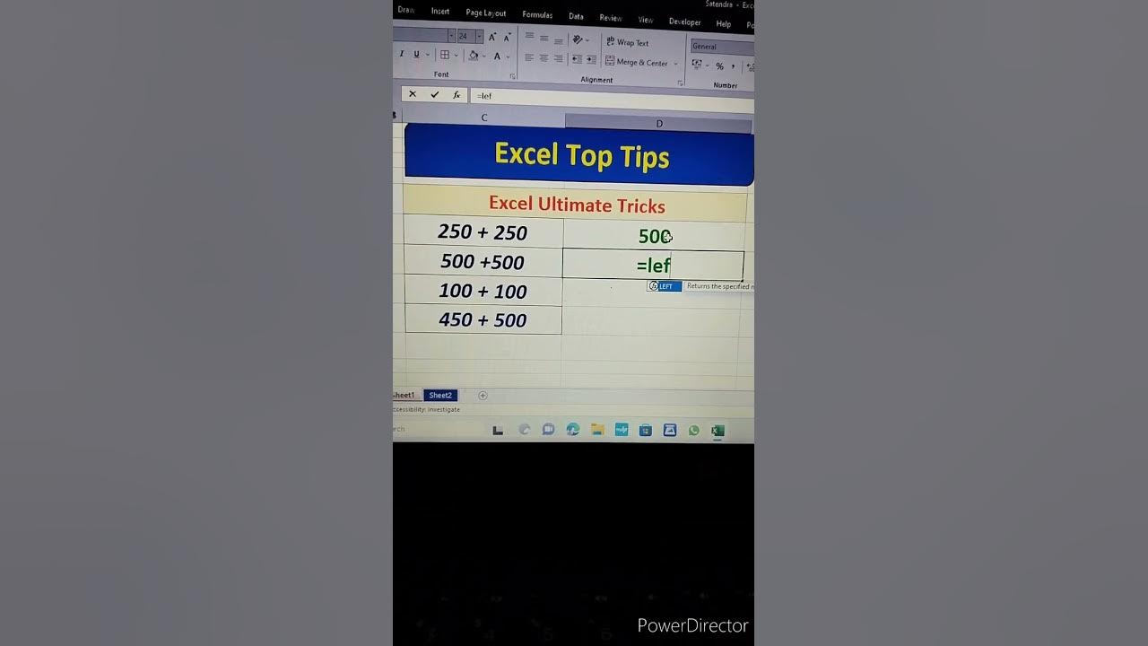 Excel Ultimate Tips Youtubeshorts Microsoftexcel Viralomg Excelsolutions