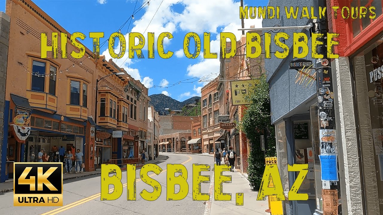 [4K] Historic Old Bisbee Walk Tour - YouTube