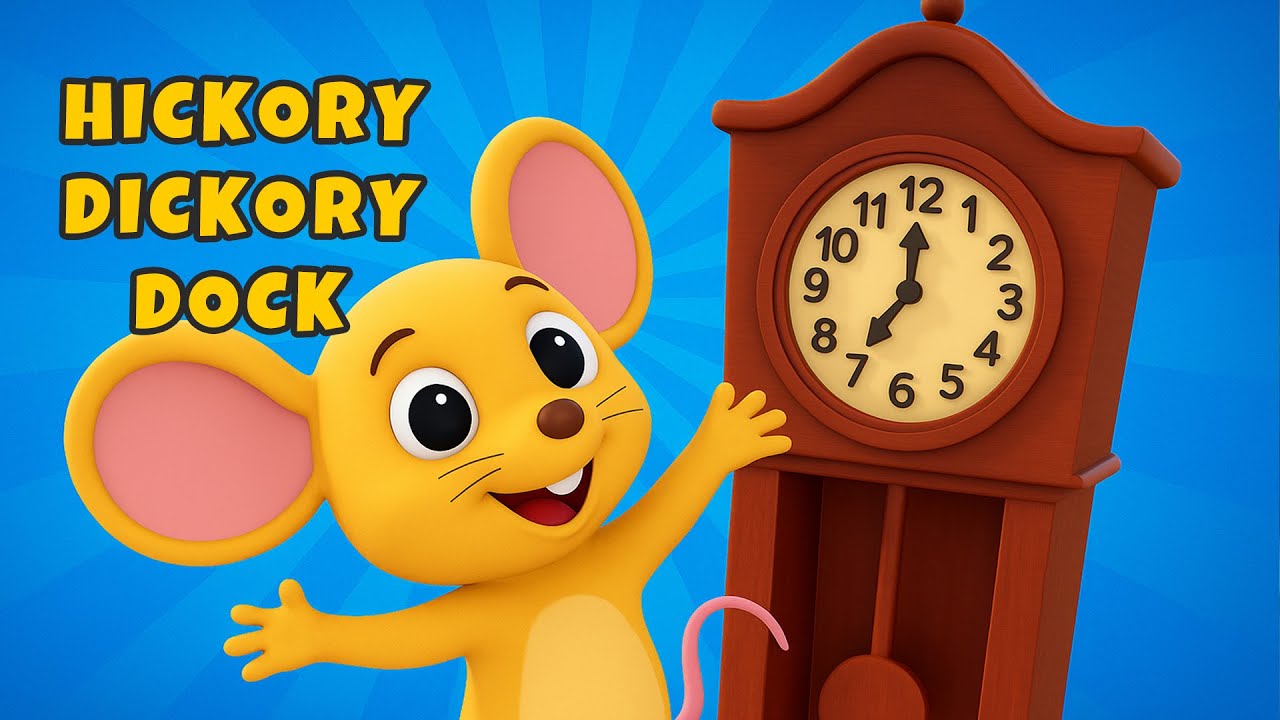 Hickory Dickory Dock - 1 Min Fun Remix Loop 🎶 | Baby Animal Songs ...