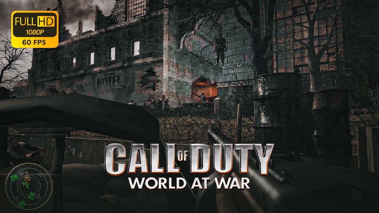 Call of Duty World at War | Mission 13 - Heart of the Reich | 60FPS ...