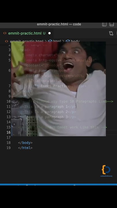 html emmet practise | #shorts #viral #html #css #coding #views #youtubeshorts #like #vscode # ...