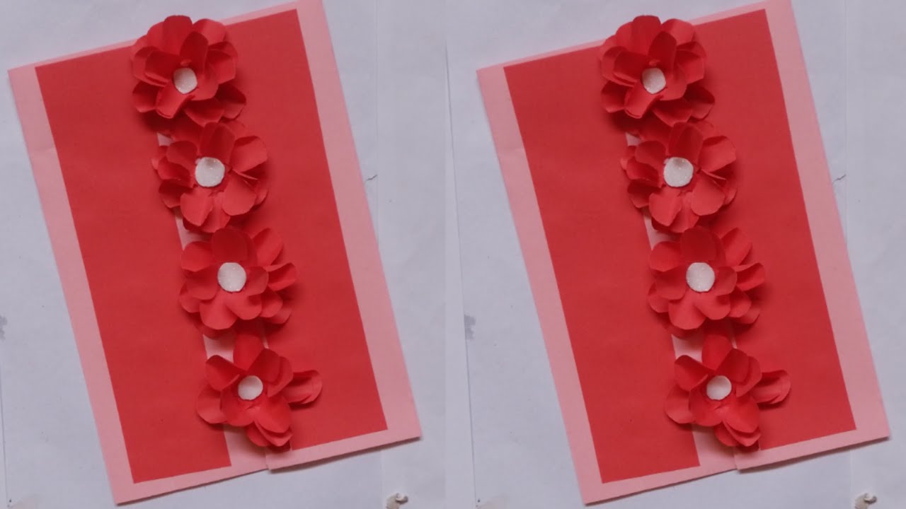 Creative DIY Card Idea Using Chart Paper | Simple and Easy Tutorial # ...