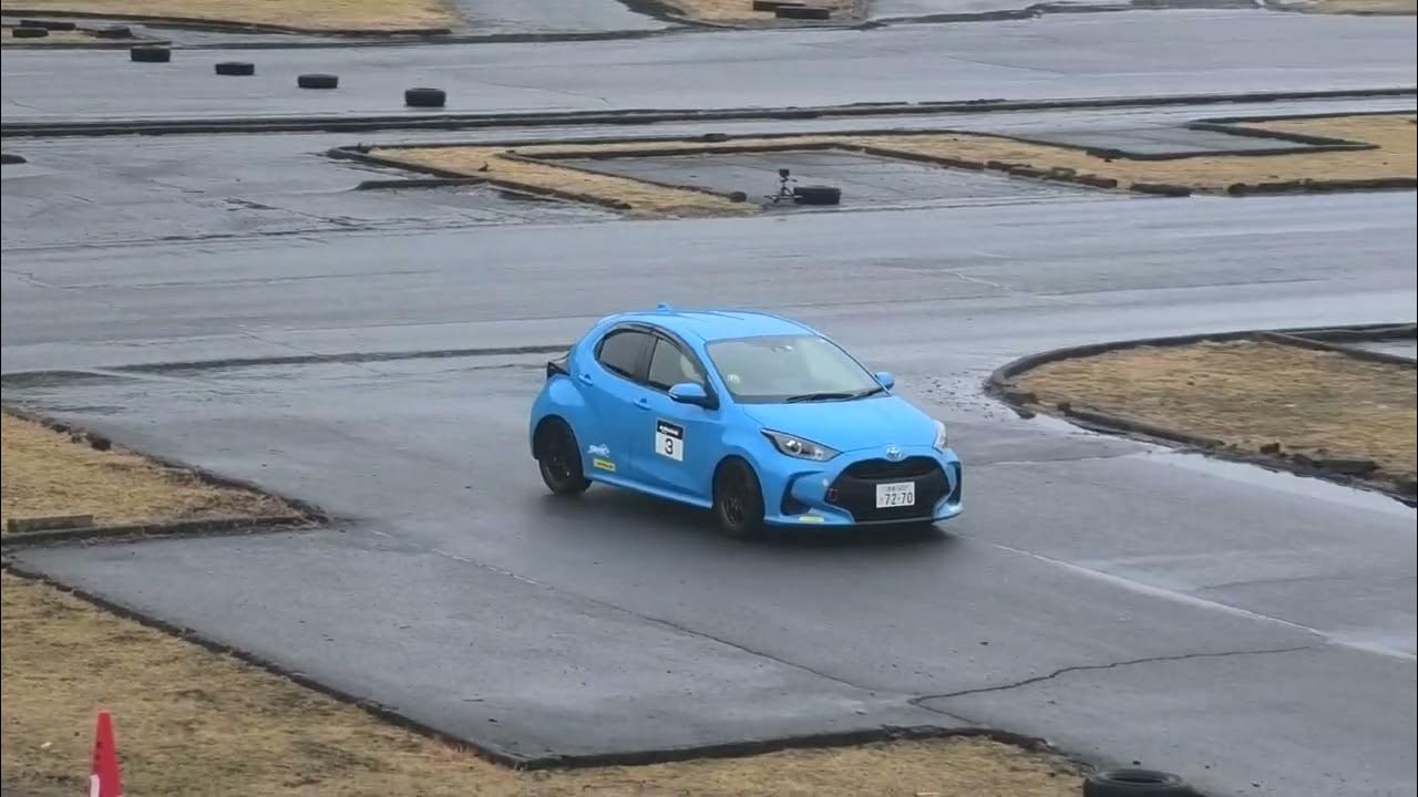 250316 JAF中部ジムカーナ1 MI キョウセイ PN1 OK1 ヤリス - YouTube
