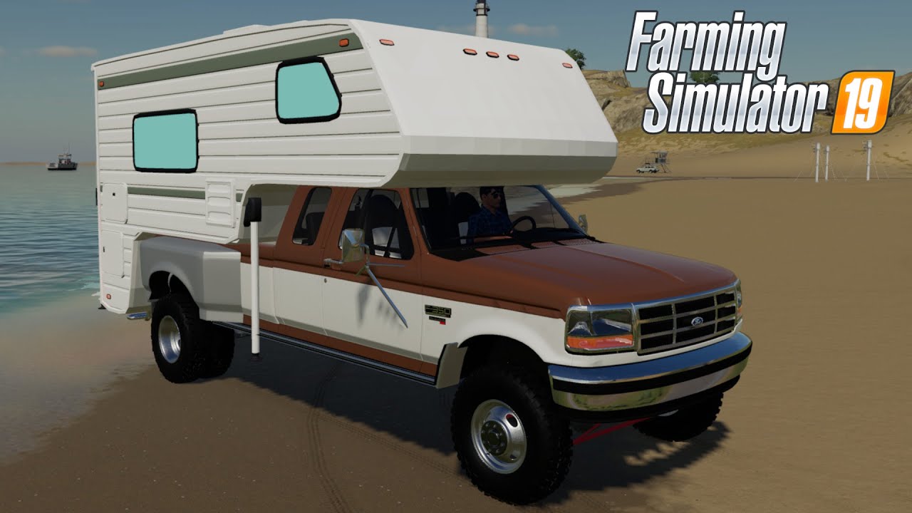 Ford F350 Camper - Farming Simulator 2019 [FS 19 LS 19 Car Vehicle Mod ...