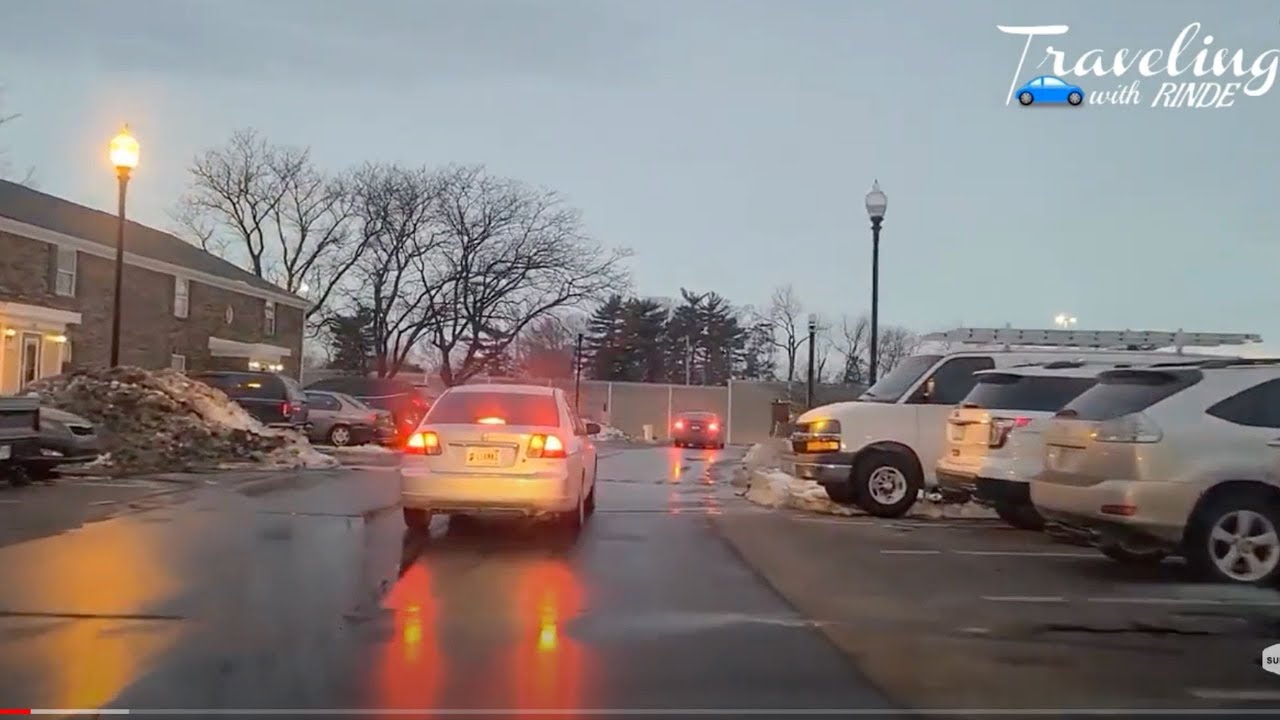 Evening Drive Through | Snow Night | Avon, Indiana - YouTube