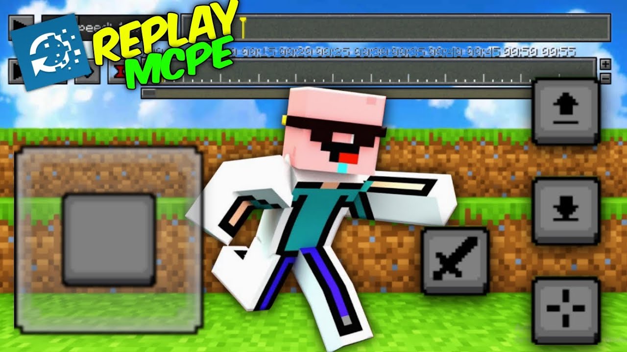 Best Replay Mod for MCPE 1.21||How to Use Replay in MCPE 1.21||Replay ...