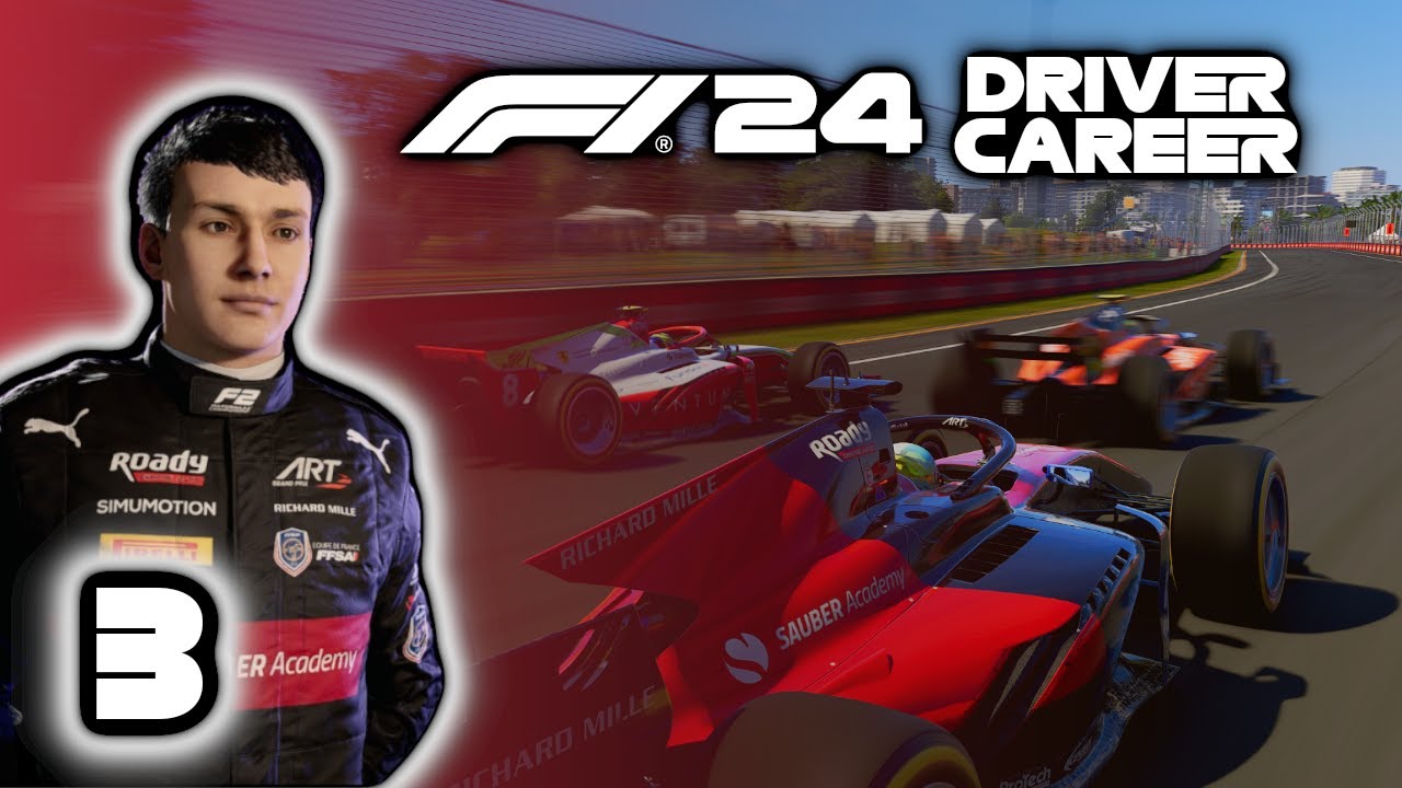 F1 24 DRIVER CAREER Part 3: 5-WAY RACE FOR THE WIN IN AUSTRALIA ...