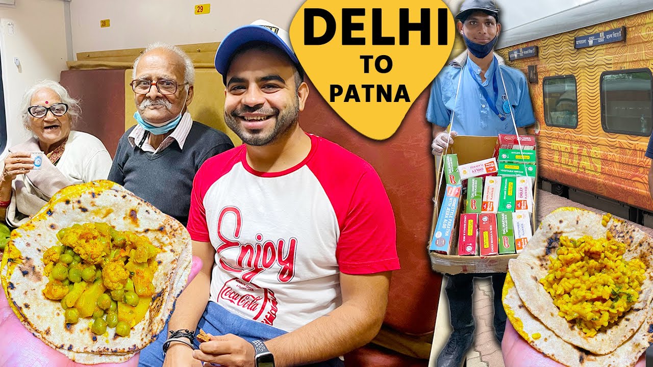 Tejas Express train Food journey from Delhi to Patna || Dekho mujhe ...