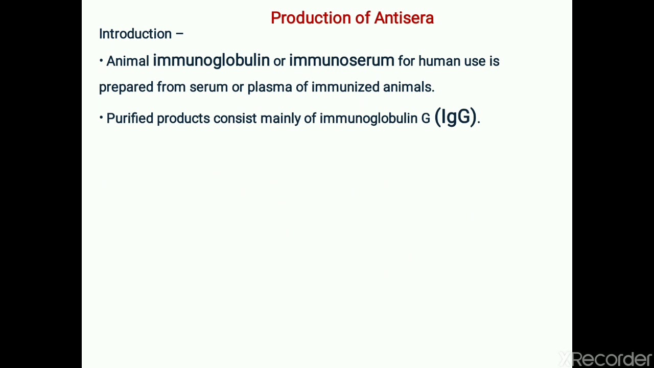 Production of Antisera - YouTube
