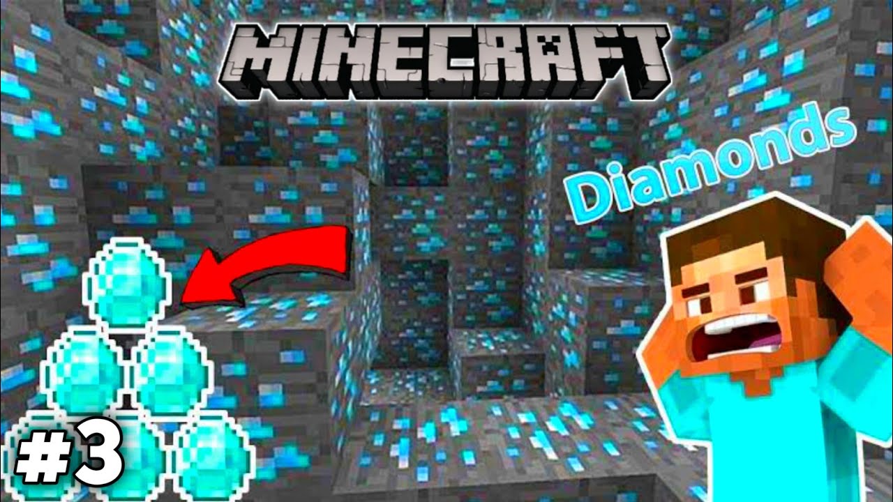 CAN I FIND DIAMOND IN DANGEROUS CAVES | MINECRAFT GAMEPLAY #3 - YouTube